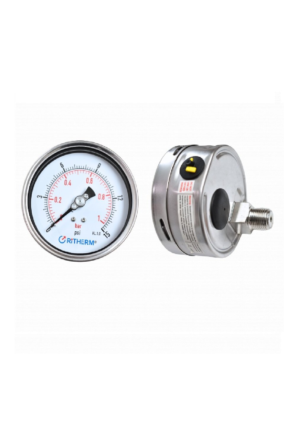 Manómetro 4″ total inox. Ritherm – Keyder Company