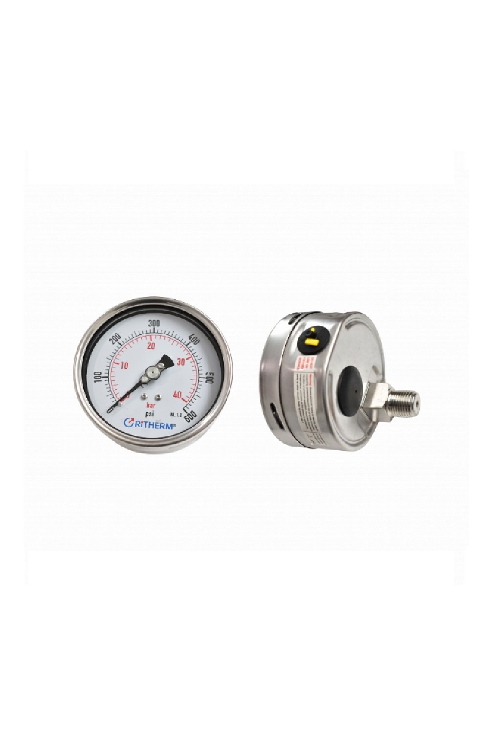 Manómetro 4″ total inox. Ritherm – Keyder Company